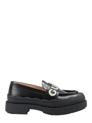 GUCCI Gucci Loafer With Logo Detail And Grooved Sole