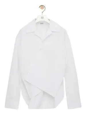 Loewe Asymmetrical Front Shirt - White