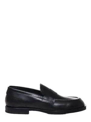 Dolce & Gabbana Round Toe Loafers - Black