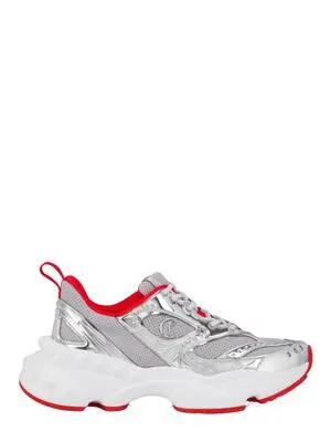 CHRISTIAN LOUBOUTIN So Flo Running Sneakers - Silver