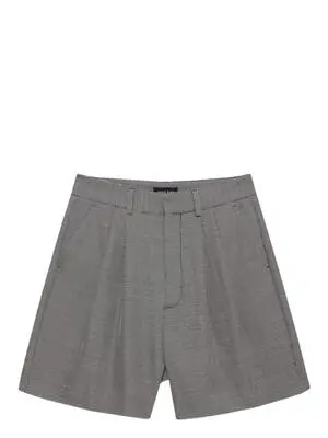 ANINE BING Belt Loop Shorts - Gray