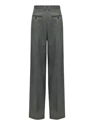 MAISON MARGIELA Tailored Wide-leg Trousers - Black