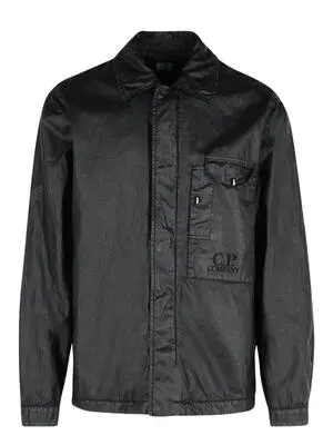 C.P. COMPANY Zip-front Shirt - Black