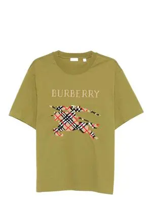 Burberry EDK-embroidered T-shirt Green