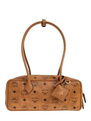 Mcm East West Shoulder Bag - Brown