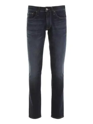 Polo Ralph Lauren Sullivan Logo Patch Slim-fit Jeans - Black