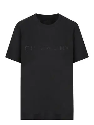 Givenchy Logo Embellished Crewneck T-shirt - Black