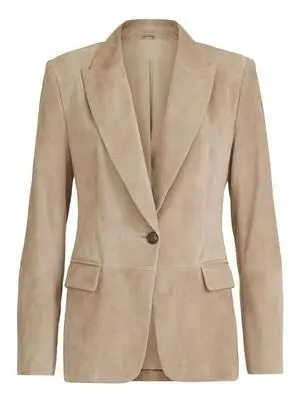 Brunello Cucinelli Single-breasted Blazer - Nude
