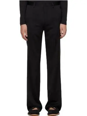 Dries Van Noten Wide-leg Trousers - Black