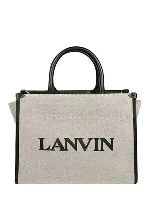 LANVIN Small Inout Top Handle Bag - Nude