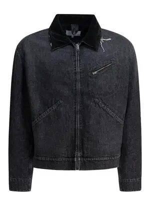 MAISON MARGIELA Distressed Denim Jacket - Black