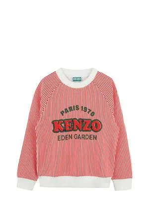 Kenzo Logo Print Sweatshirt - Red