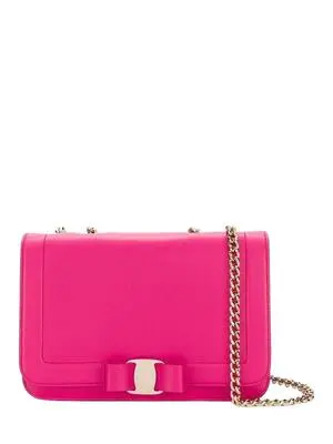 FERRAGAMO Vara Shoulder Bag - Pink