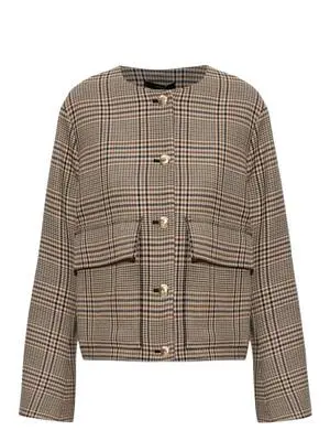 PAUL SMITH Paul Smith Checked Cropped Blazer