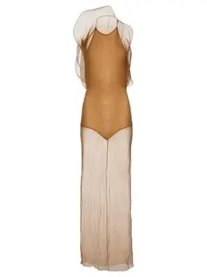 Magda Butrym Organza Gown - Beige