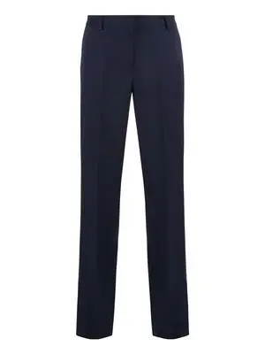 PT TORINO Tailored Stretch Viscose Slacks - Black