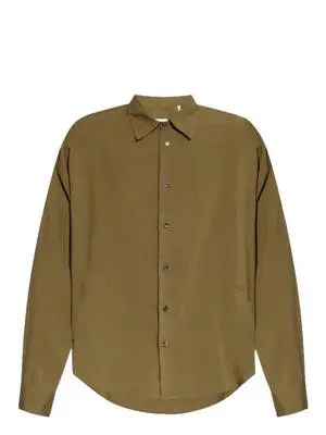 Ami Long-sleeve Button-up Shirt - Green