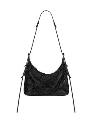 Givenchy Sequin-embellished Shoulder Bag - Black