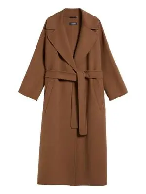 Max Mara Max Mara Venice Long-Sleeved Coat Brown