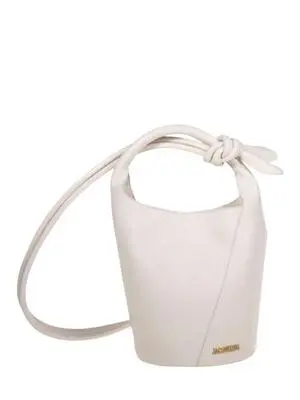 JACQUEMUS Jacquemus Mini Knotted Bucket Bag