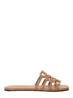 Loewe Petal Anagram Slides - Camel