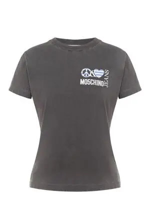 Moschino T-shirt With Logo Detail - Black