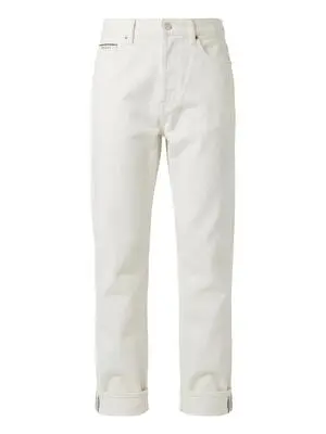 Gucci Cotton Selvedge Denim Pants - White