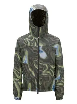 Moncler Zip-up Long-sleeved Jacket - Black