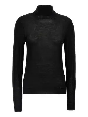 SAINT LAURENT Saint Laurent Cassandre Turtleneck Long-Sleeved Jumper