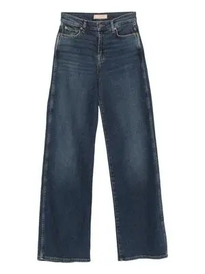 7 For All Mankind Wide Leg Jeans - Blue