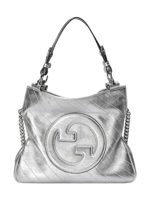 Gucci Interlocking G Shoulder Bag - Silver