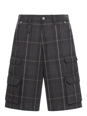 Dior Checked Cargo Shorts - No