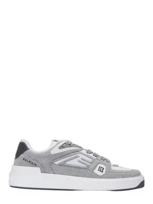 Balmain B-court Skate Trainers - Grey