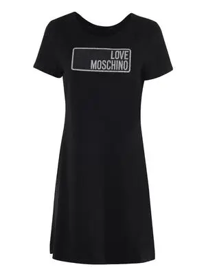 Moschino T-shirt Dress - Black