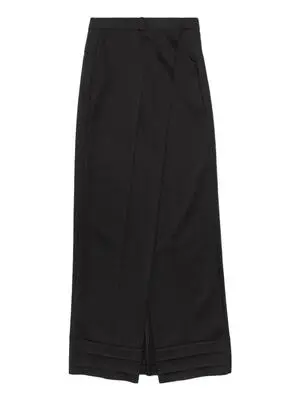 Balenciaga Split Centre Maxi Skirt - Black