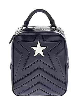 Stella McCartney Quilted Star Backpack - Black