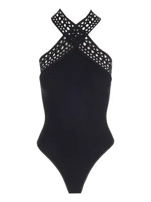 ALAÏA Alaïa Halterneck Cut-Out Bodysuit