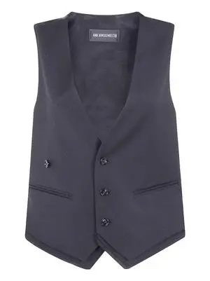 ANN DEMEULEMEESTER Button-up Vest - No
