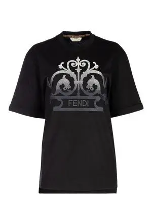 FENDI Fendi Logo T-Shirt