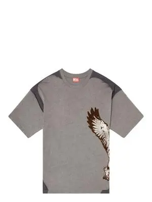 DIESEL® T-boxt-peeloff T-shirt - Grey