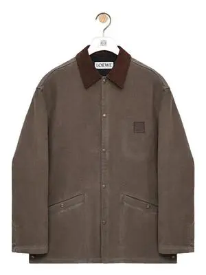Loewe Medium-weight Brushed Overshirt - Brown