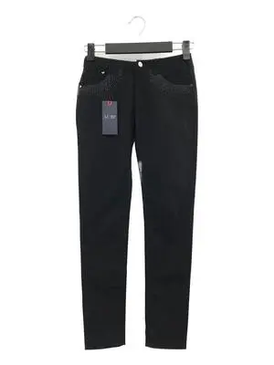Emporio Armani Embellished Denim - Black
