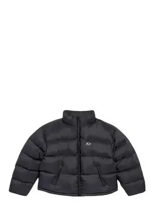 Balenciaga Lightweight Matte Nylon Puffer Jacket - Black