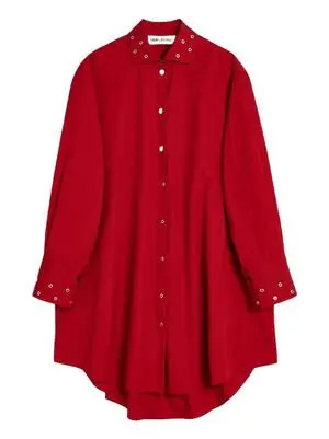OUR LEGACY Our Legacy Frock Shirt Dress With Eyelet Details