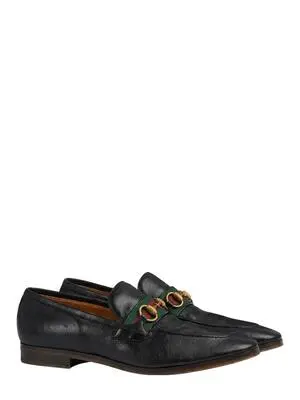 GUCCI Gucci Horsebit Round Toe Loafers