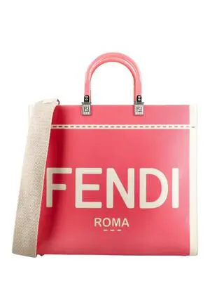Fendi Sunshine Medium Tote Bag - Red