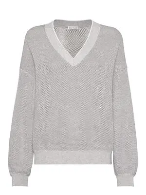 BRUNELLO CUCINELLI Brunello Cucinelli V-Neck Knit Jumper