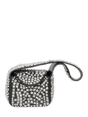 Alexander Wang Spike Embellished Small Hobo Bag - Black