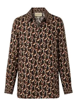 GUCCI Gucci Chain Print Shirt