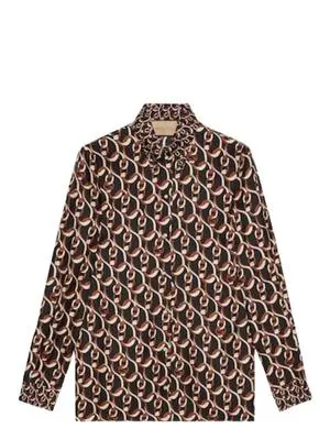 GUCCI Gucci Chain Print Shirt